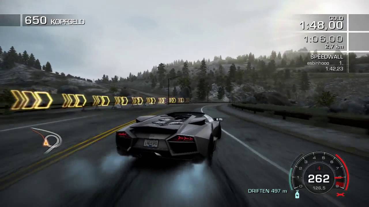 Need for Speed Hot Pursuit Lamborghini Reventon Zeitrennen, Xbox 360 ...