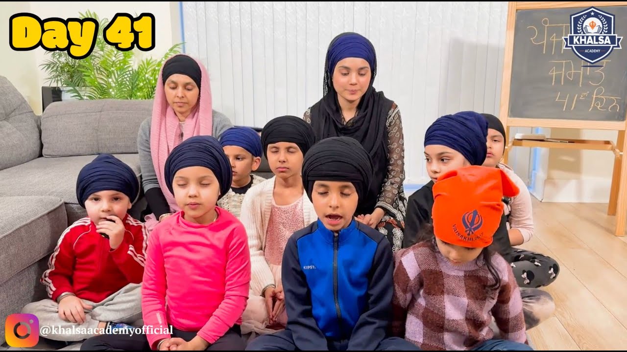 Learn Punjabi I challenge Day 41 I Khalsa Academy I Punjabi I Punjabi alphabet learning I ...