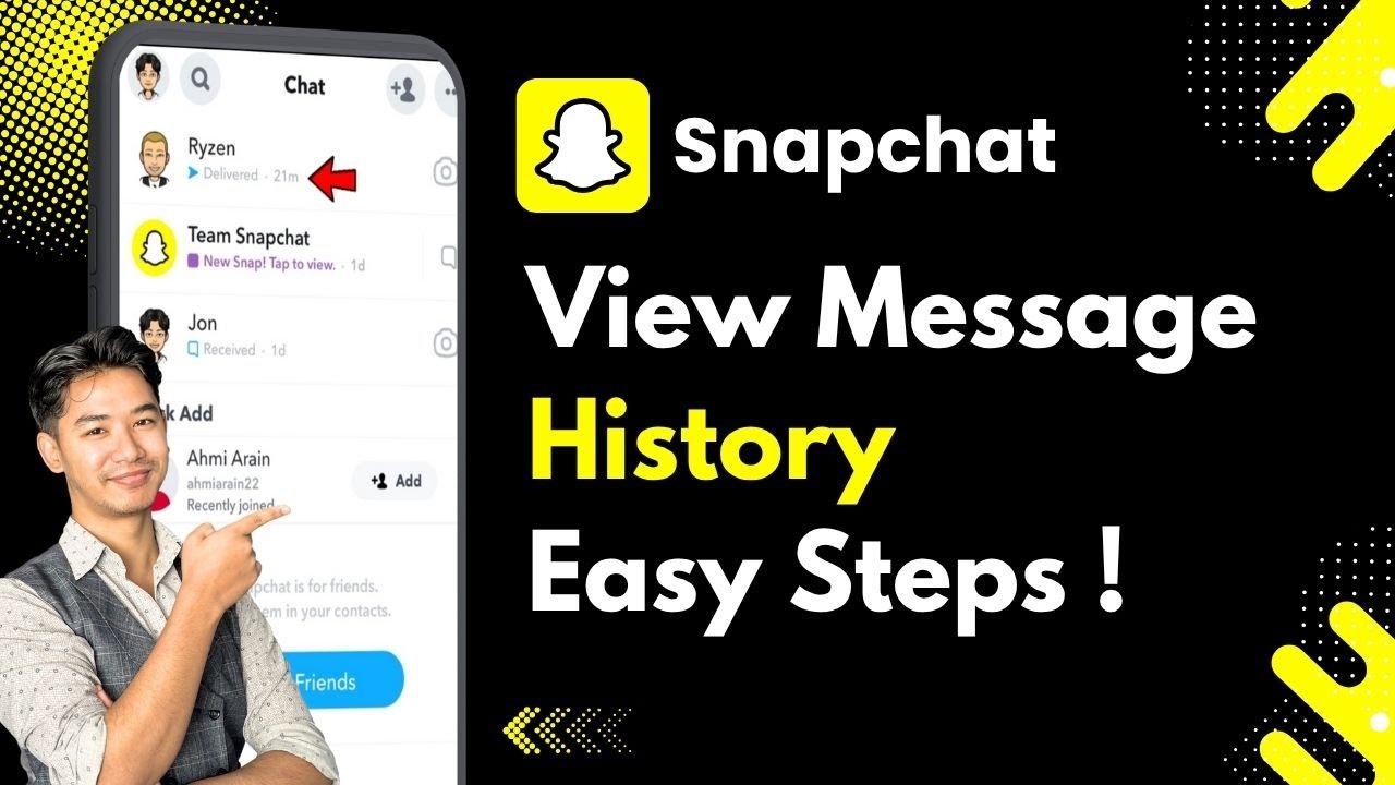 How To View Snapchat Message History ! - YouTube