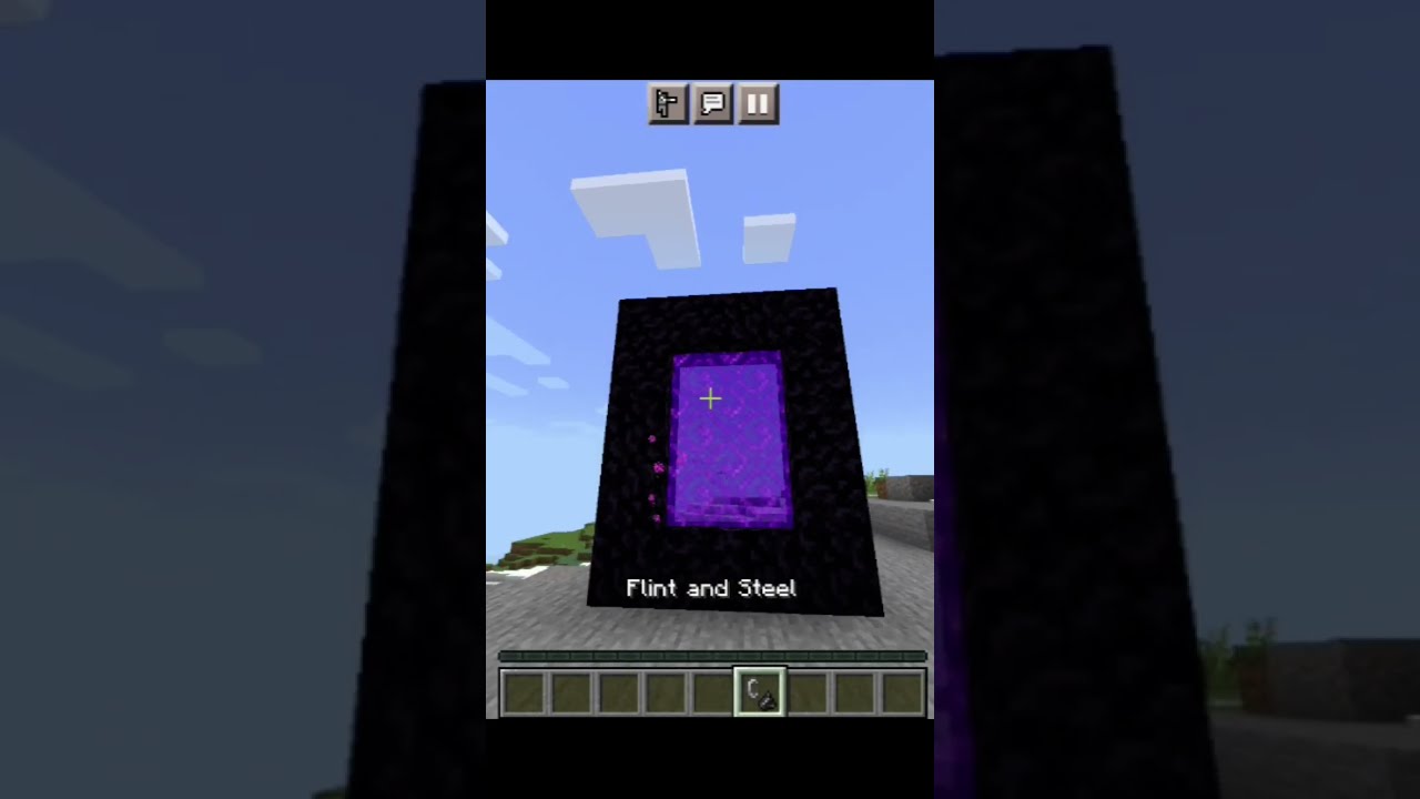 Realistic Nether portal 🤯🤯 - YouTube