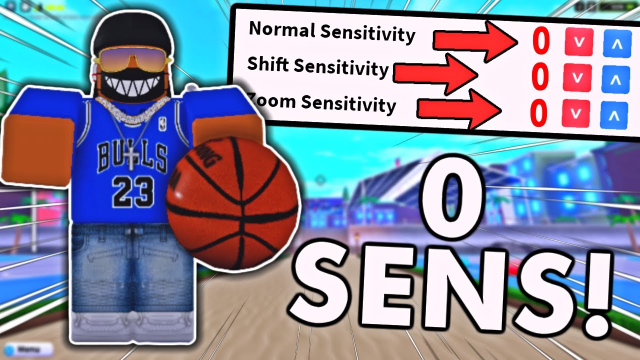PLAYING ON 0 SENSITIVITY!?!?😱 | (ROBLOX HOOPZ) - YouTube