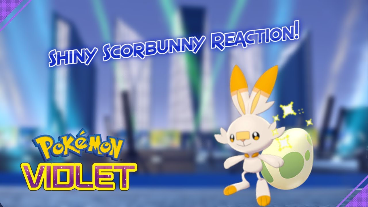 Shiny Scorbunny Reaction! Pokemon Scarlet/Violet Stream Highlight - YouTube