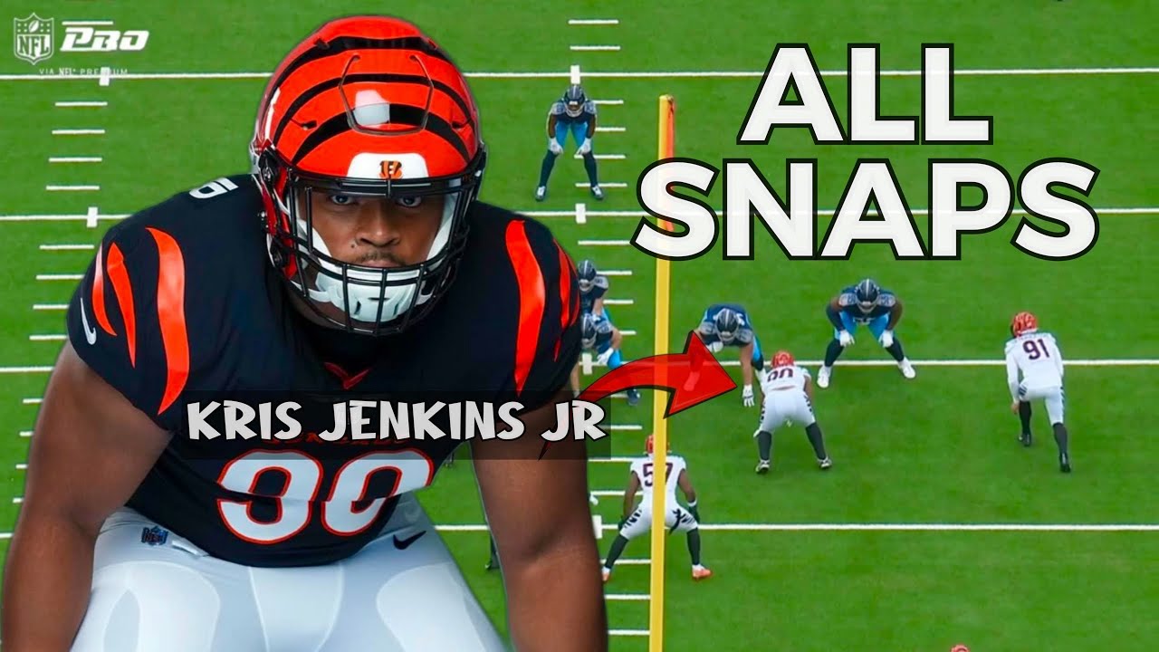 Bengals "ROOKIE" Kris Jenkins Jr. Every Snap Vs Titans | Week 15 NFL ...