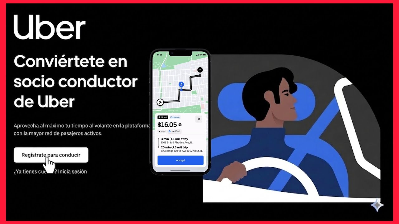 Cómo Registrarse En UBER cómo CONDUCTOR En 2026 (crear cuenta Uber ...
