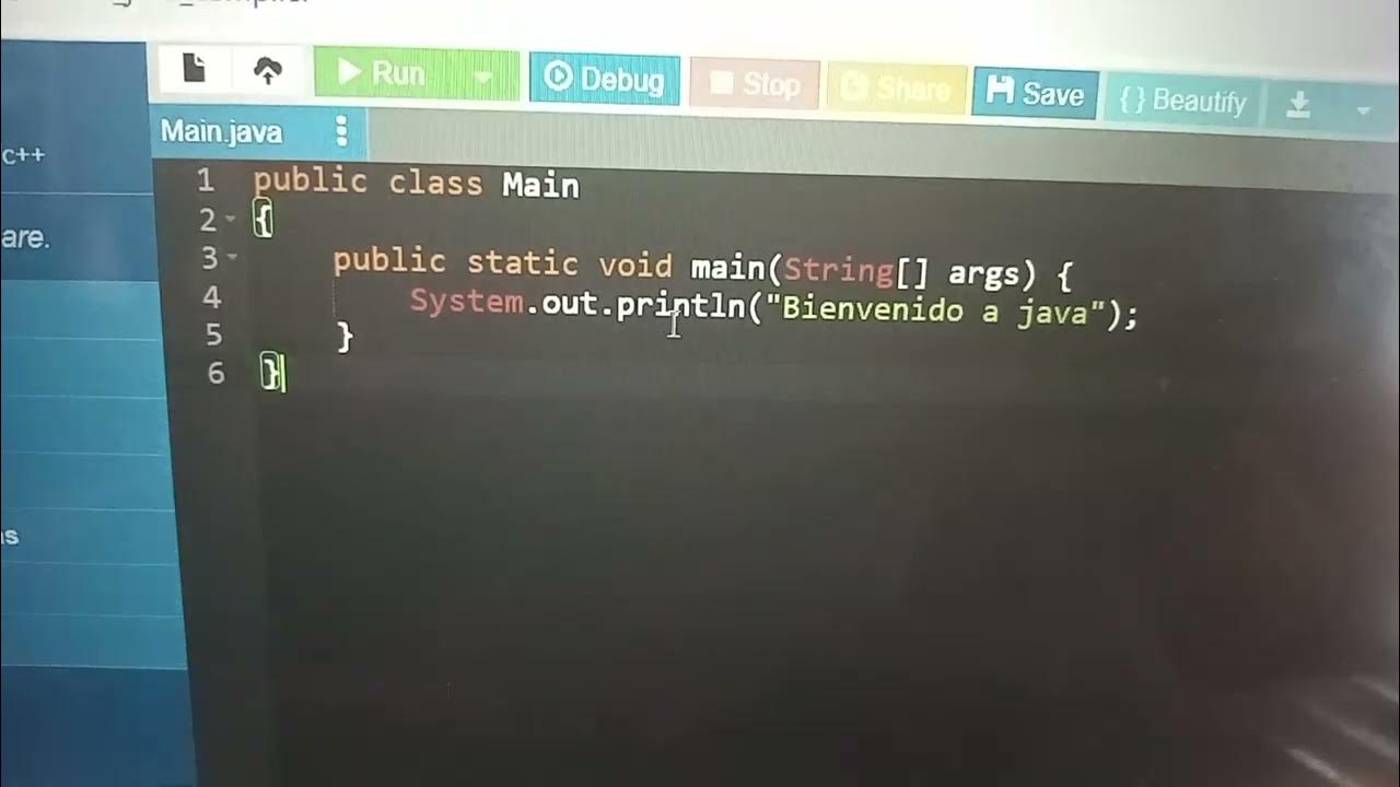 Actividad 1 en java - YouTube