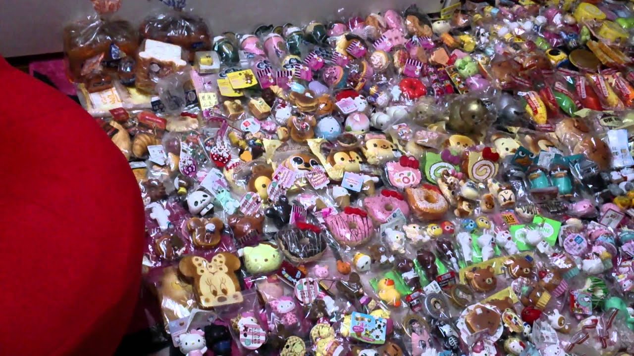 My entire squishy collection 2014 - YouTube