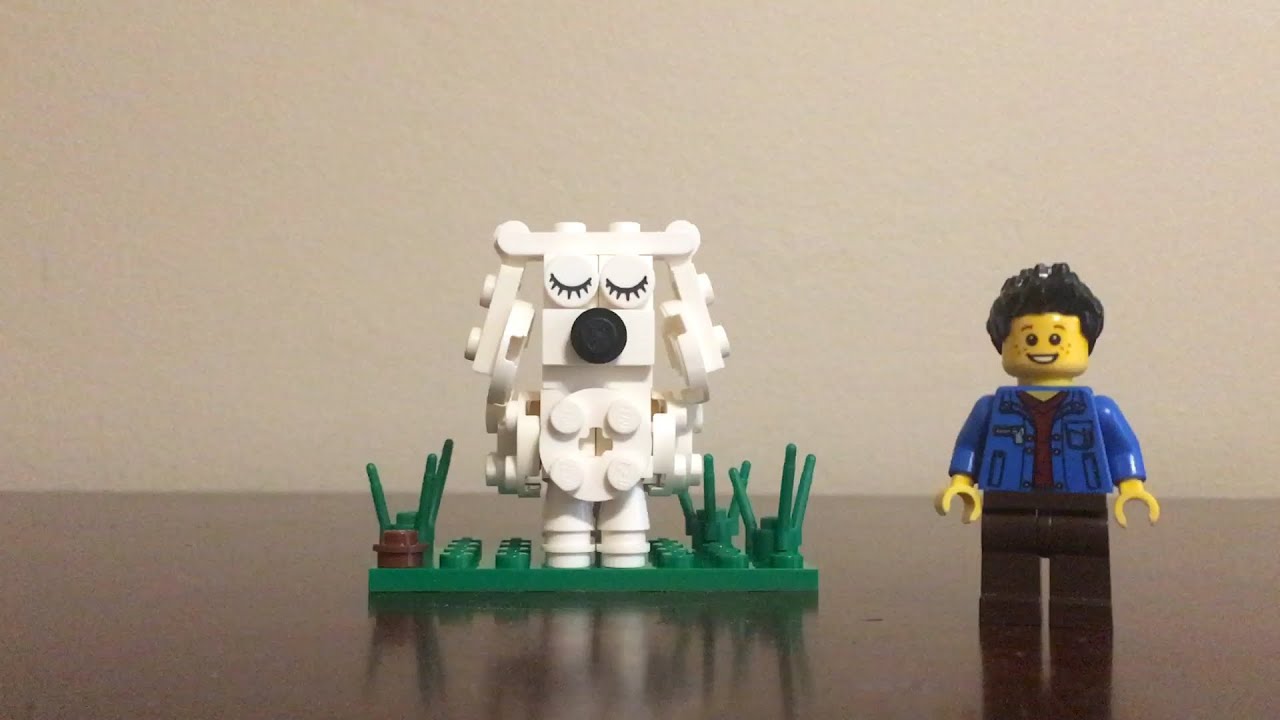 LEGO Poodle Tutorial - YouTube