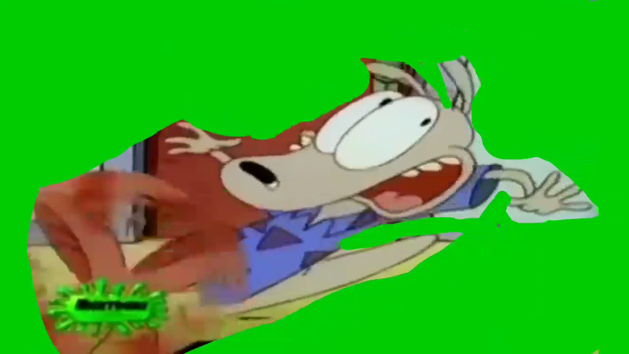 Rocko Screaming Green Screen - YouTube