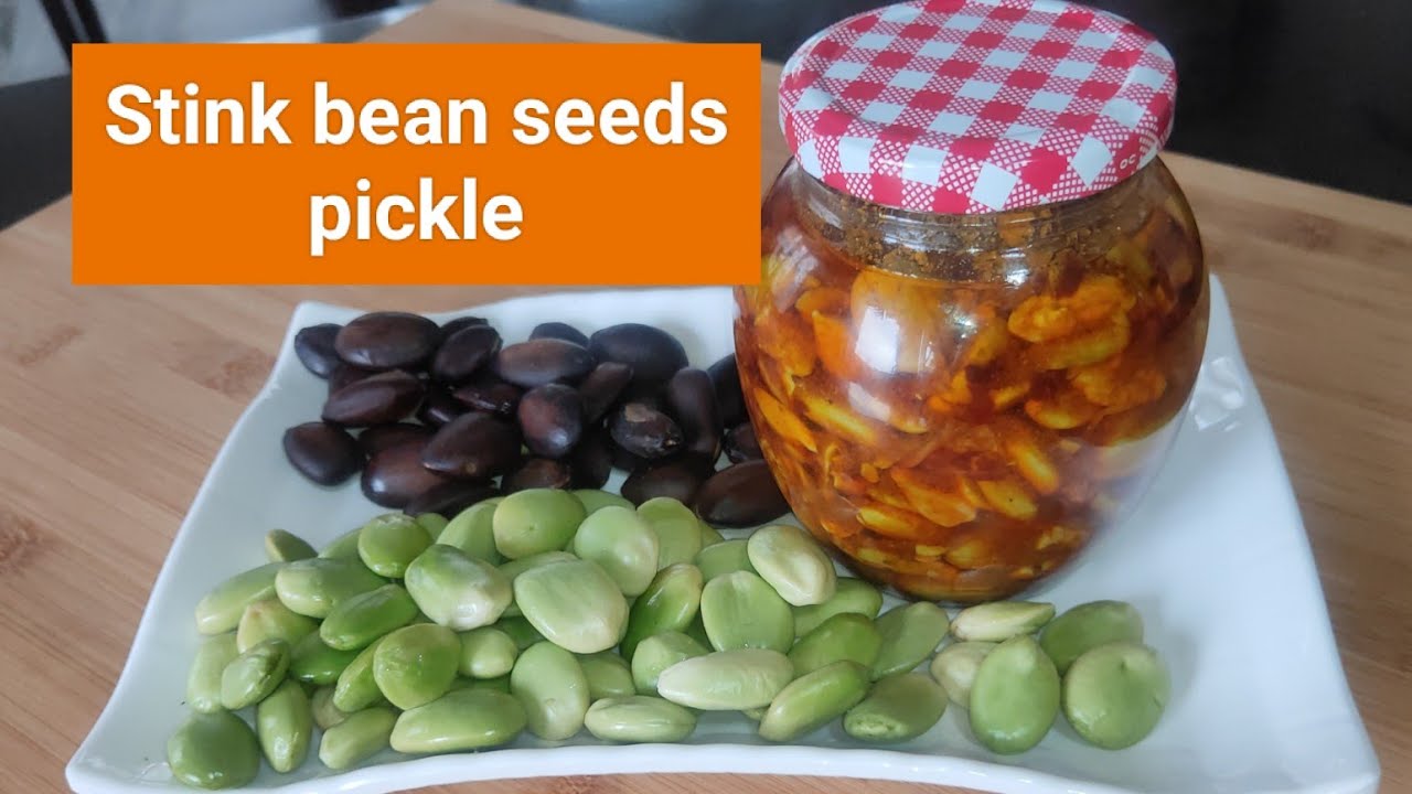 Zawngtah Mu Pickle/Stink Bean Seeds Pickle Recipe/Yongchak Seeds Pickle ...