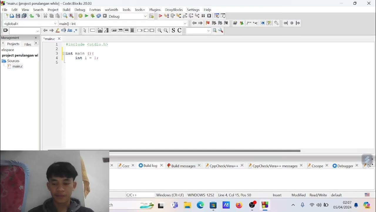 project perulangan while - YouTube