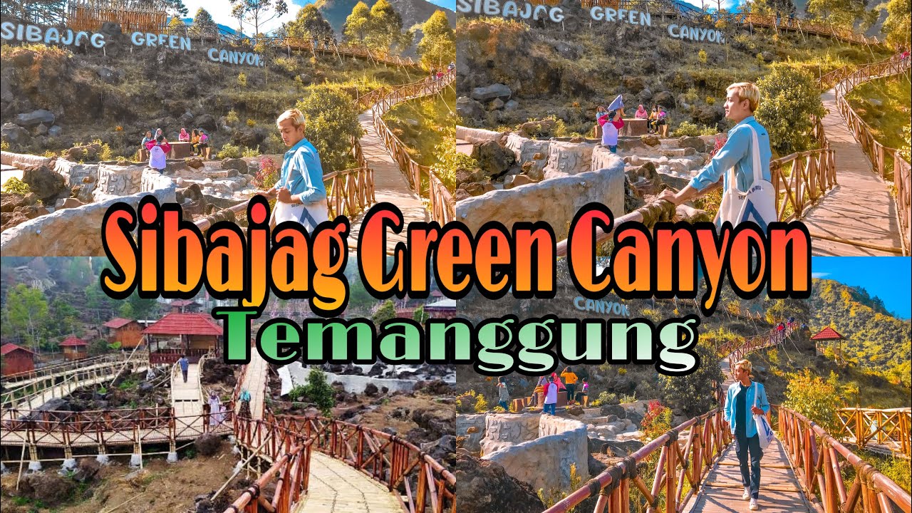 Sibajag green canyon wisata temanggung - YouTube
