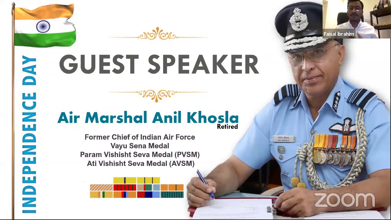 Life as a Fighter Pilot Keynote Speaker : Air Marshal Anil Khosla (Retd ...
