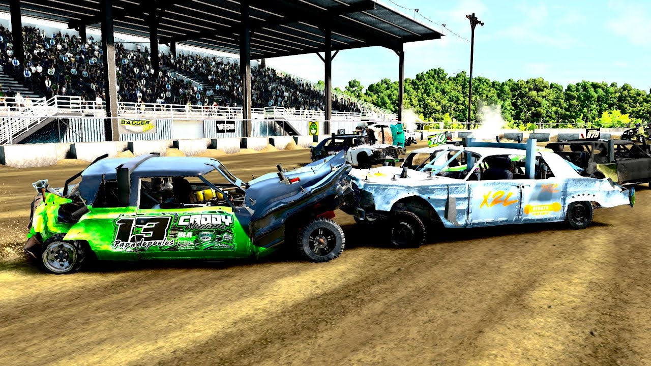 BeamNG Demolition Derby (Fullsize Legends) - YouTube