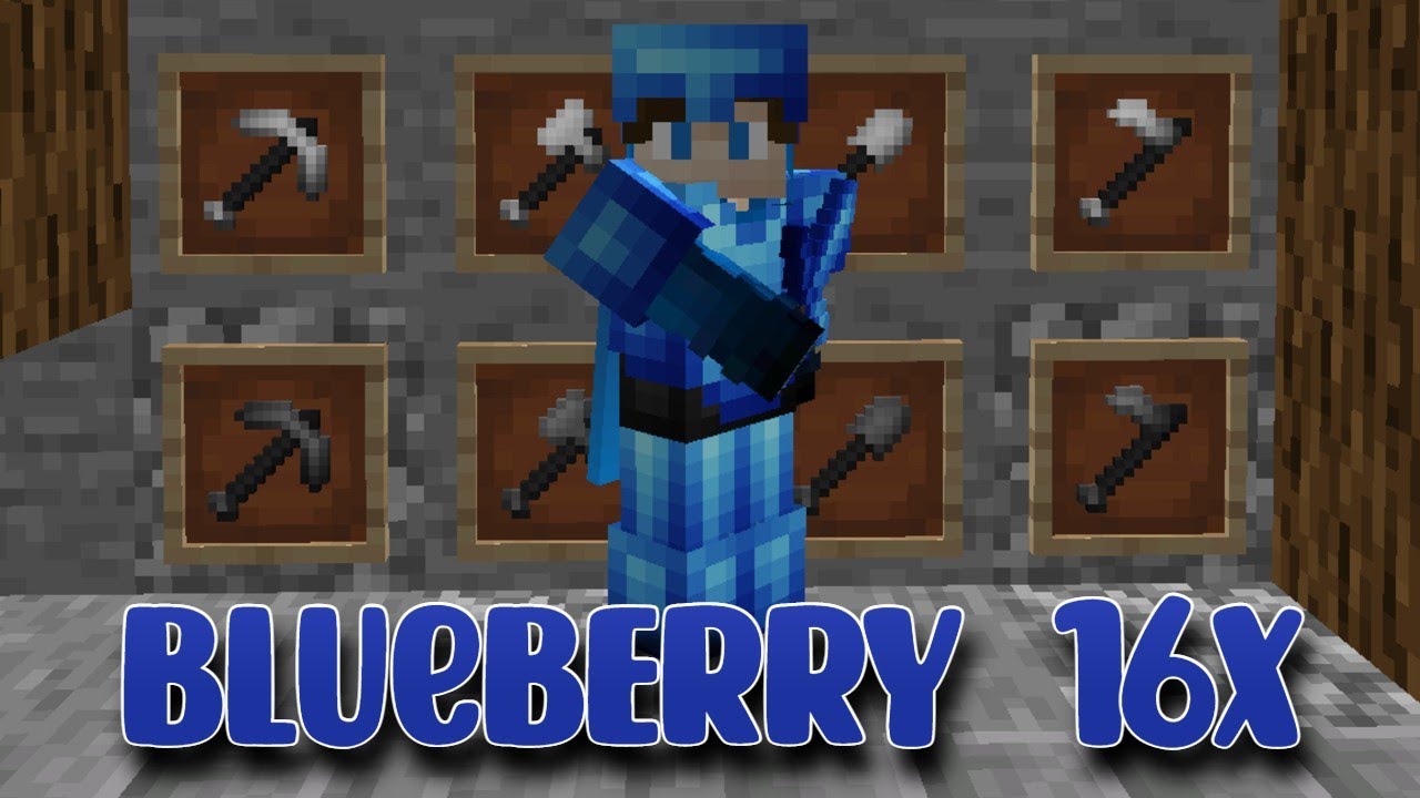 Blueberry Mirage 16x - Minecraft PVP Texture Pack [FPS BOOST] - YouTube