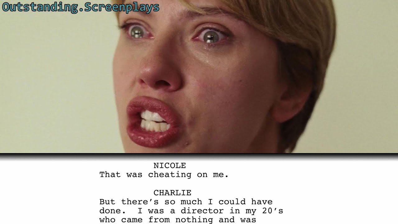 Marriage Story - Argument Scene + Screenplay Download | Script to ...