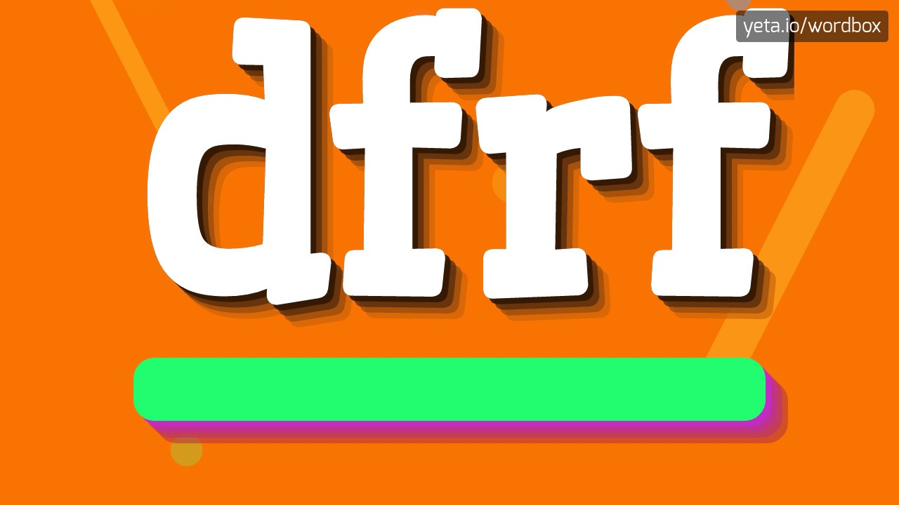DFRF - HOW TO PRONOUNCE IT!? - YouTube