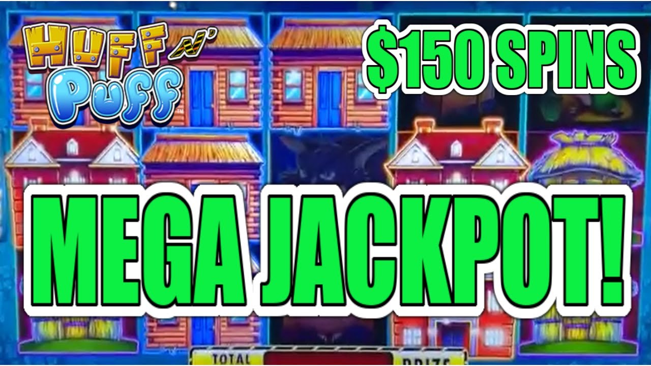 MASSIVE GOLD MANSION JACKPOT! 🚧 MEGA JACKPOT ON HIGH LIMIT HUFF N PUFF ...