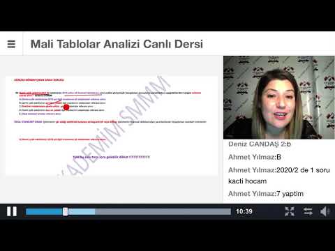 SMMM SGS FİNANSAL TABLOLAR VE ANALİZİ DERSİ 1.KISIM