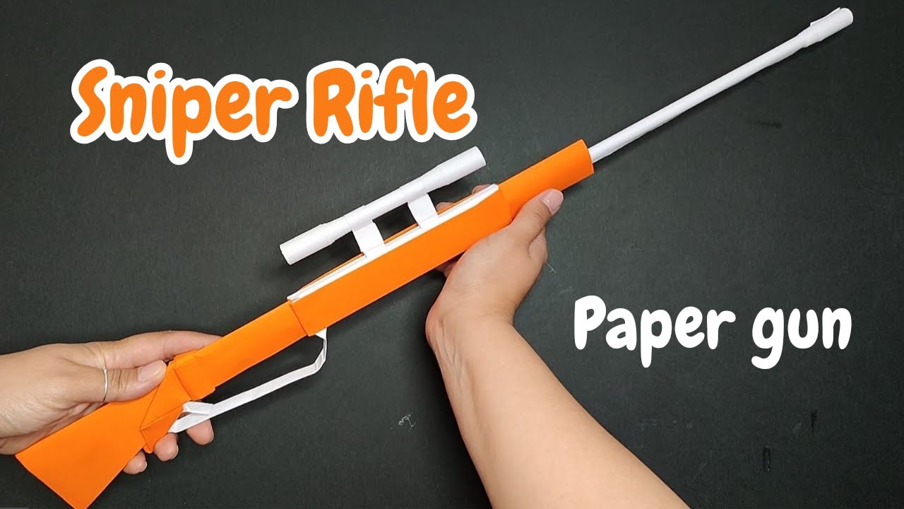 Sniper Rifle origami | an awesome paper sniper rifle step-by-step ...
