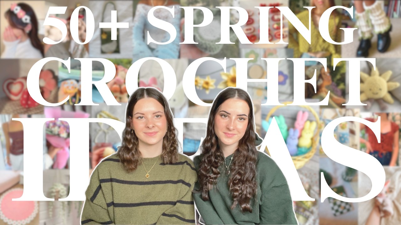 50+ spring crochet ideas! 🌼 plushies, decor, clothing, and more - YouTube