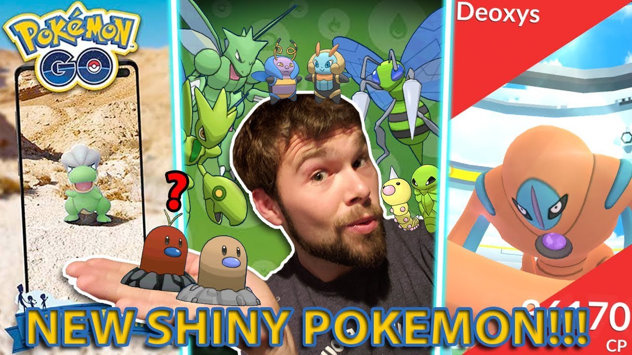 SHINY BAGON, SHINY DIGLETT, NEW SHINY BUG POKEMON, AND DEFENSE DEOXYS ...