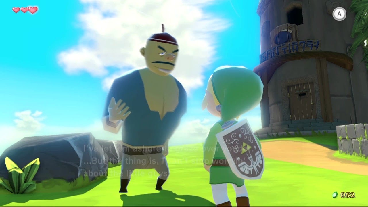 AND WE ARE OFF IN TO THE BIG BLUE | Legend of Zelda The Wind Waker HD ...