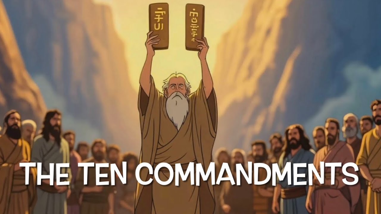 The Ten Commandments | Animated Bible story - YouTube