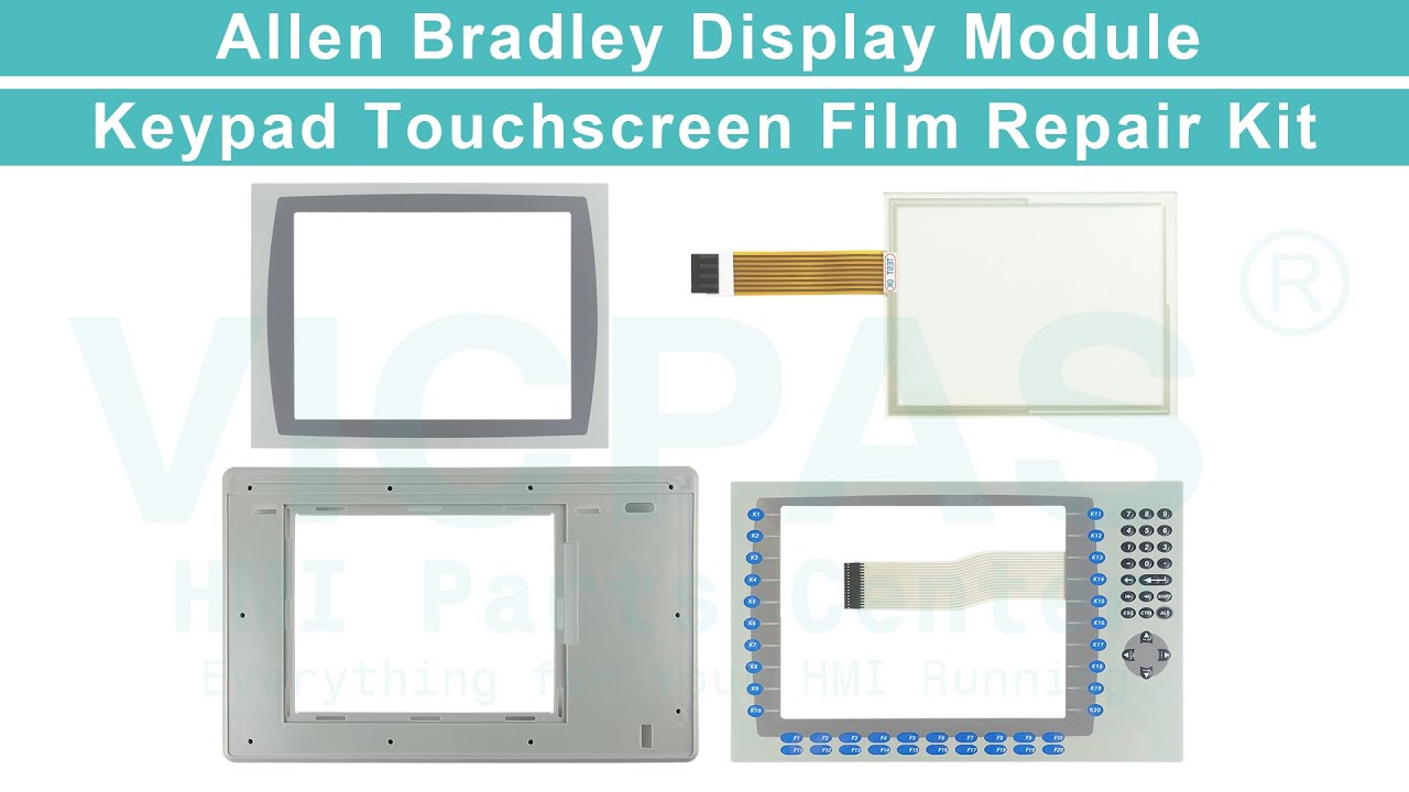 How to Repair Panelview Plus Terminal Keypad Touch Panel Front Overlay ...