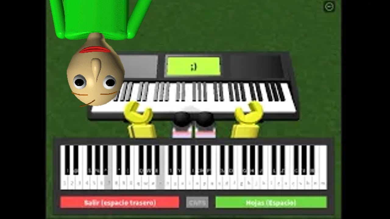 Baldi's Basics Classic Soundtrack in Roblox Piano/Virtual Piano (Sheets ...