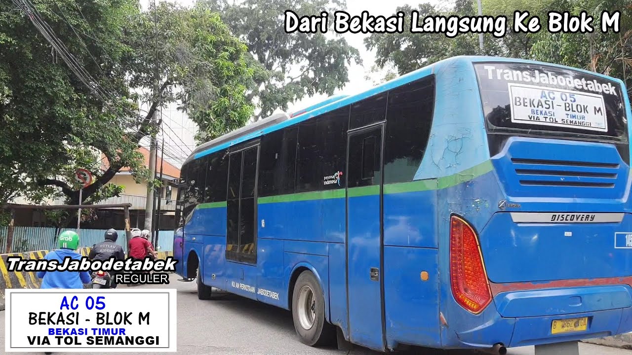 Dari Bekasi Langsung Ke Blok M Bersama Mayasari AC05 - YouTube