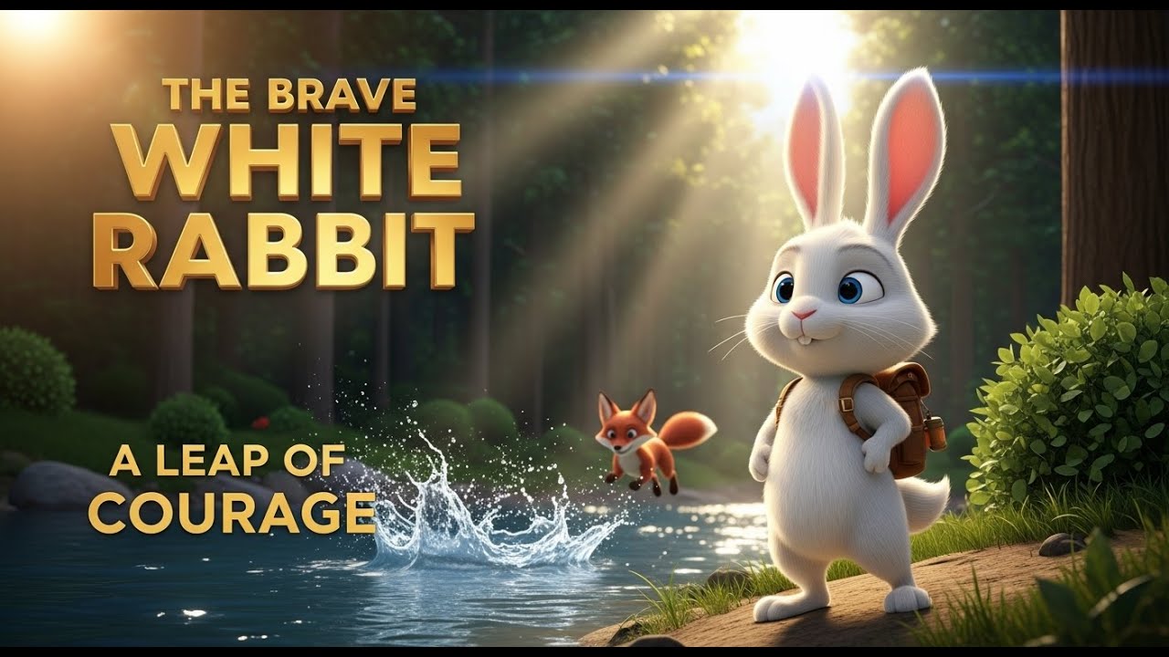 The Brave White Rabbit | Be brave. Fear can’t stop you forever | Moral ...