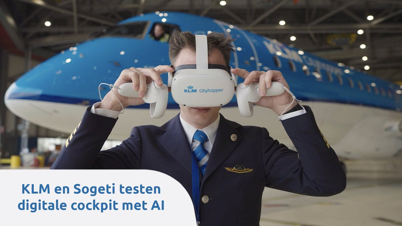 Ready for take-off: KLM en Sogeti testen digitale cockpit met AI - YouTube