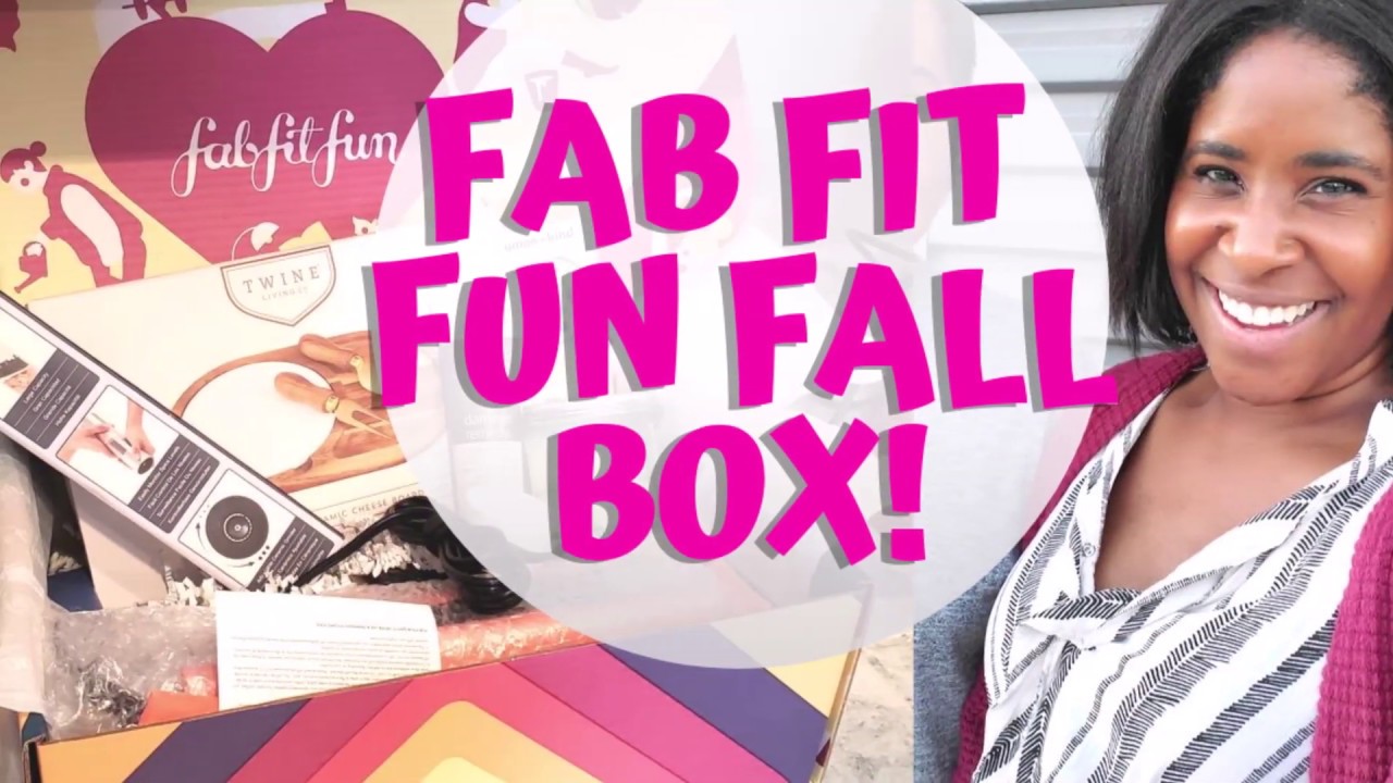 Fab Fit Fun Fall Box 2019 Unboxing! || Self Care on a Budget - YouTube