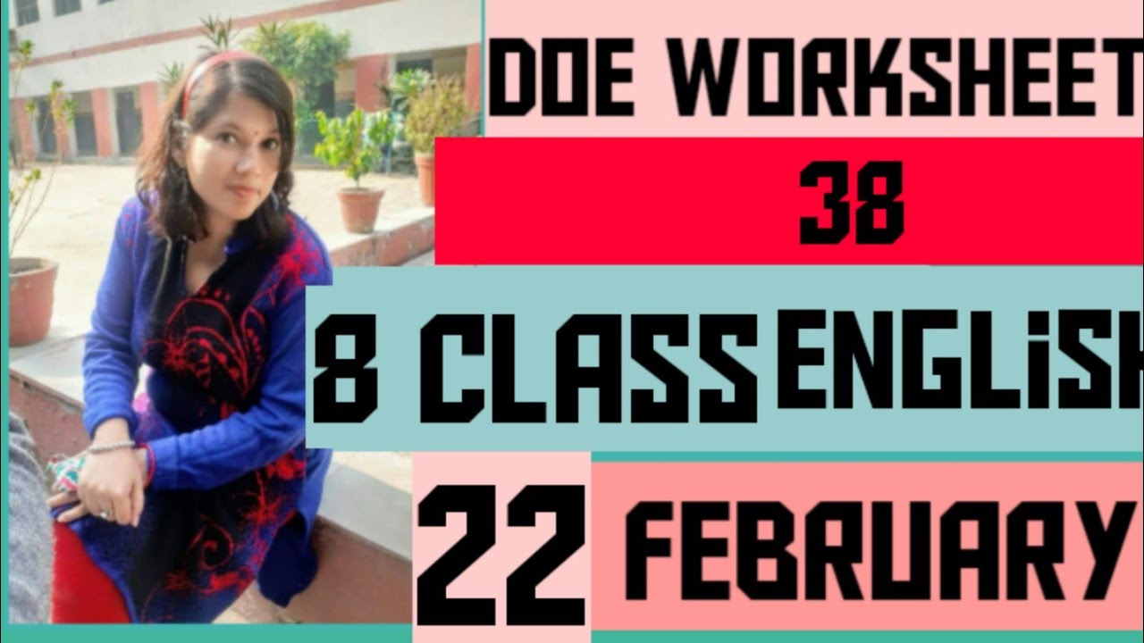 8th Class English Worksheet 38 22 February English Worksheet Class8 8th-class-english-worksheet-38-22-february-english-worksheet-class8