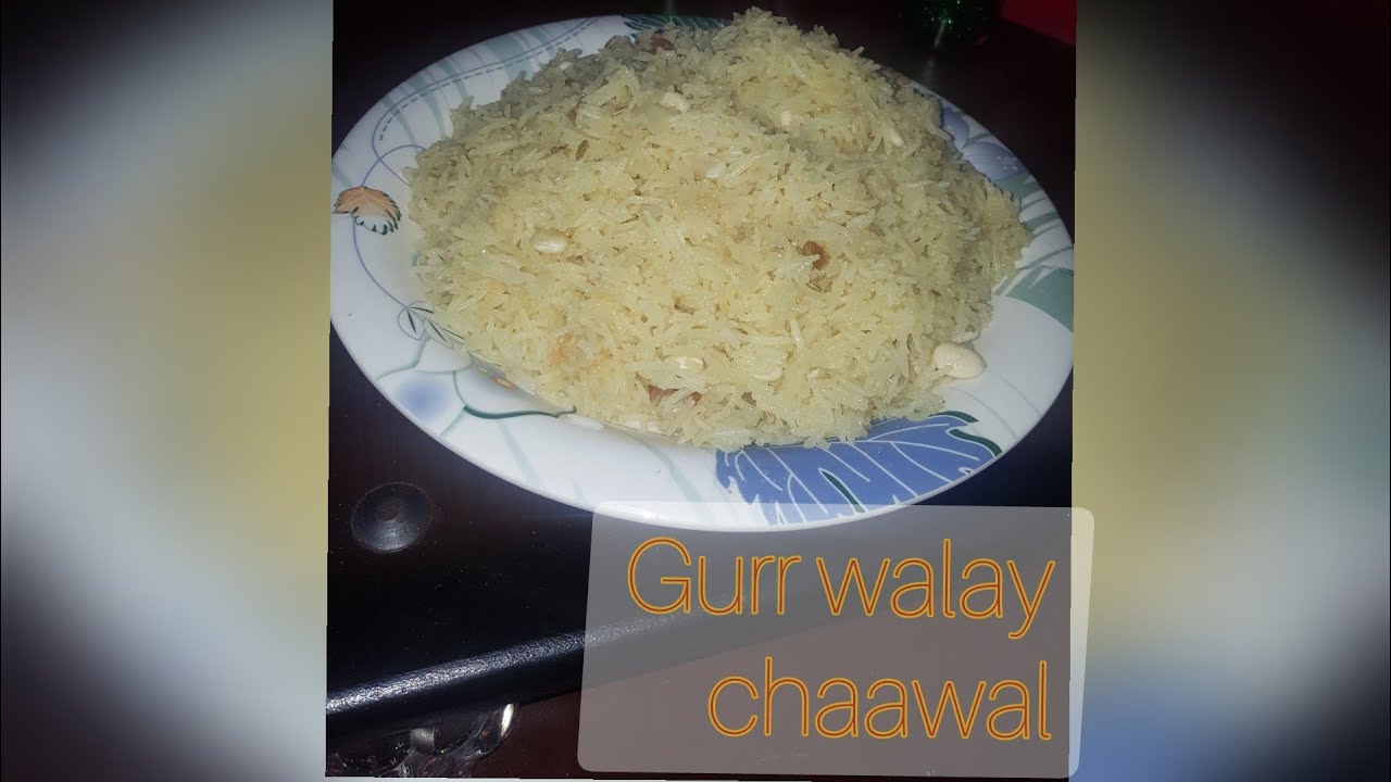 Yummy Gurr walay chaawal recipe - YouTube