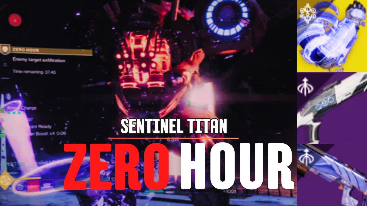 Solo Zero Hour Exotic Mission | Void Titan | Destiny 2 | Into The Light ...