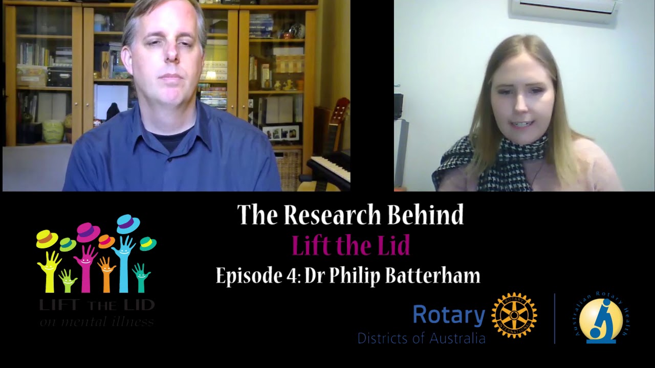 Youth Mental Health: Dr Philip Batterham (Episode 4) - YouTube