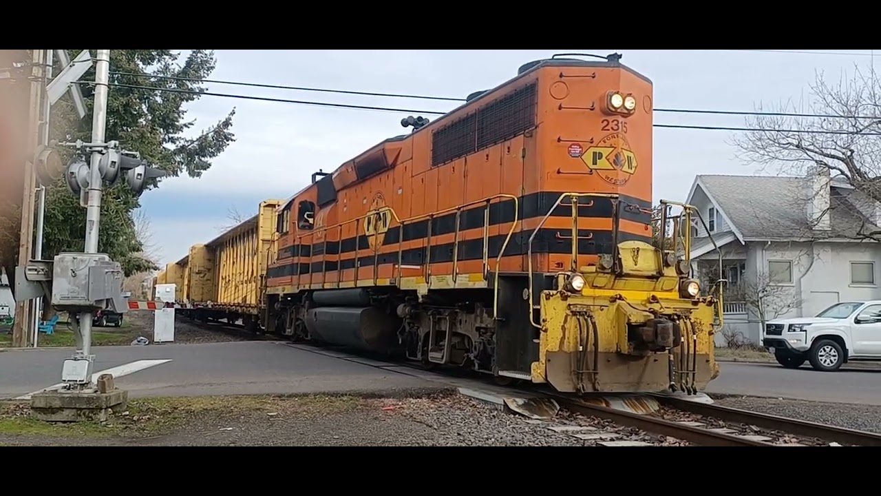 Part 1 Portland Western Hillsboro Switcher Chase To Stimson Lumber Mill ...