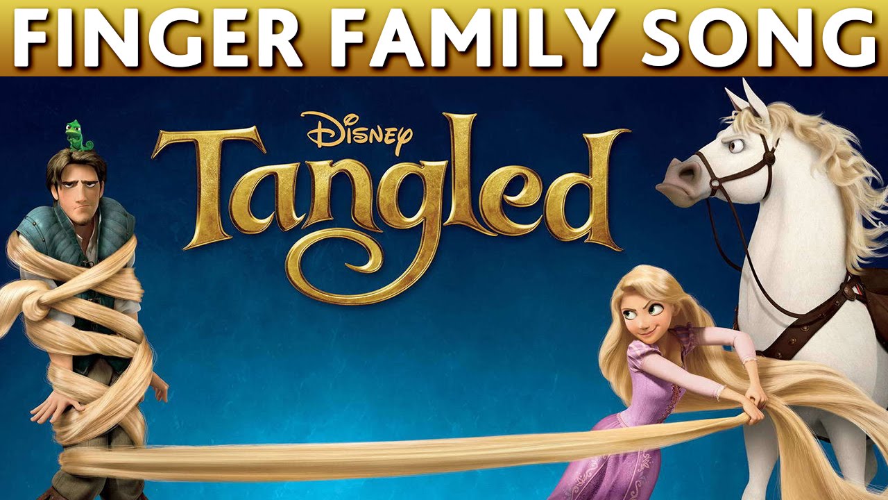 Finger Family TANGLED Finger Family NURSERY RHYMES song - YouTube