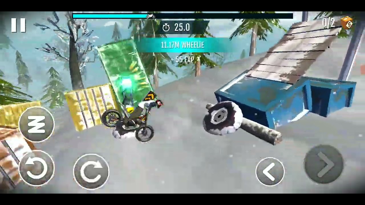 STUNT BIKE EXTREME LEVEL 172 ARCTIC ASSAULT IN WINTER - YouTube