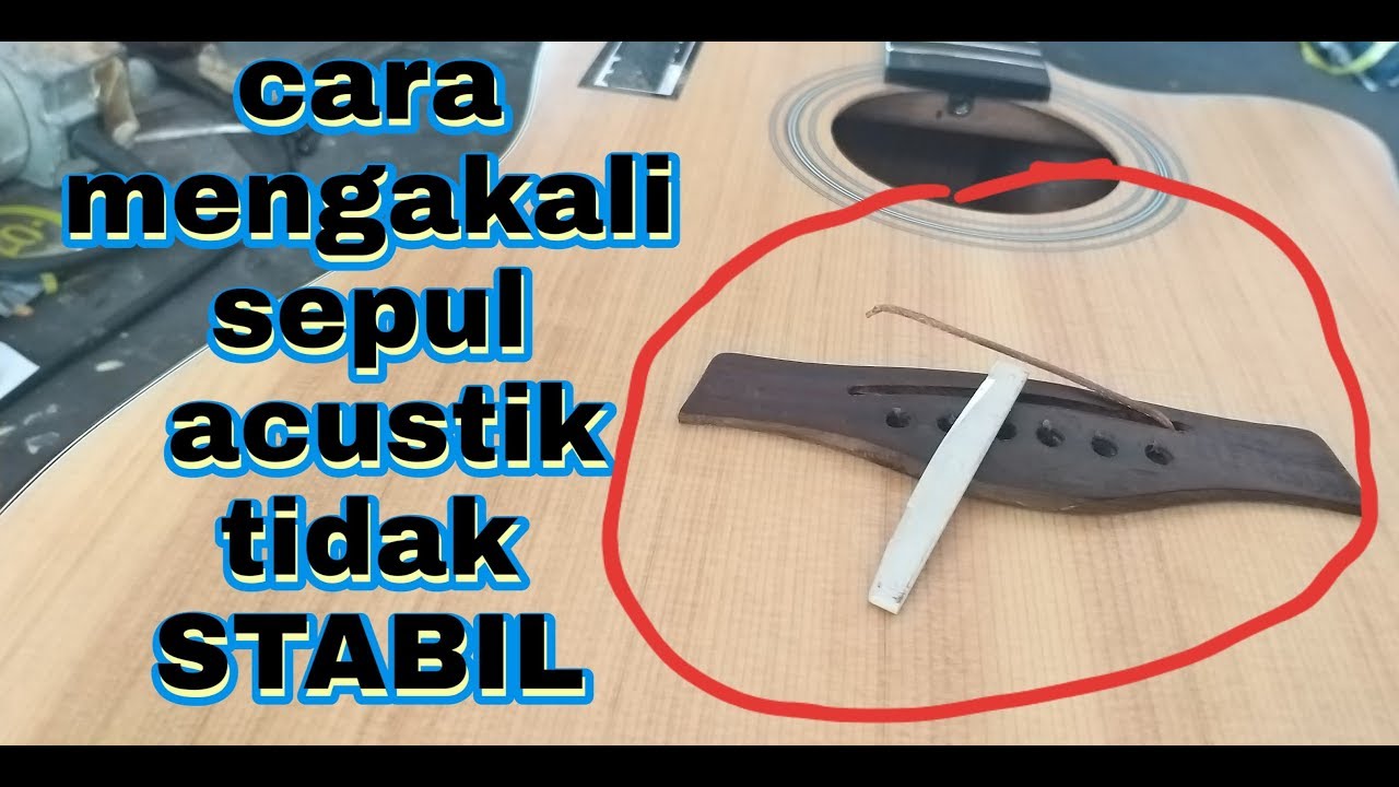penangulangan pertama sepul acustik tidak balance masuk ke ampli ...