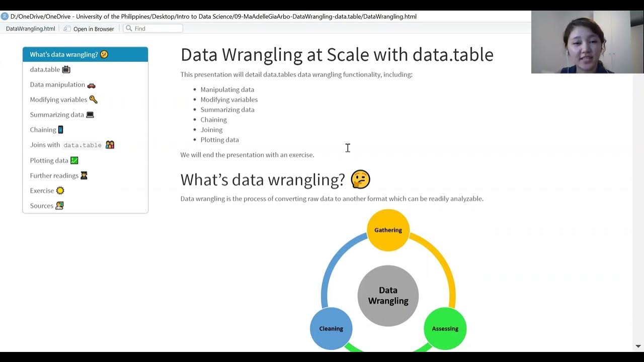 Data Wrangling at Scale with R's data.table - YouTube