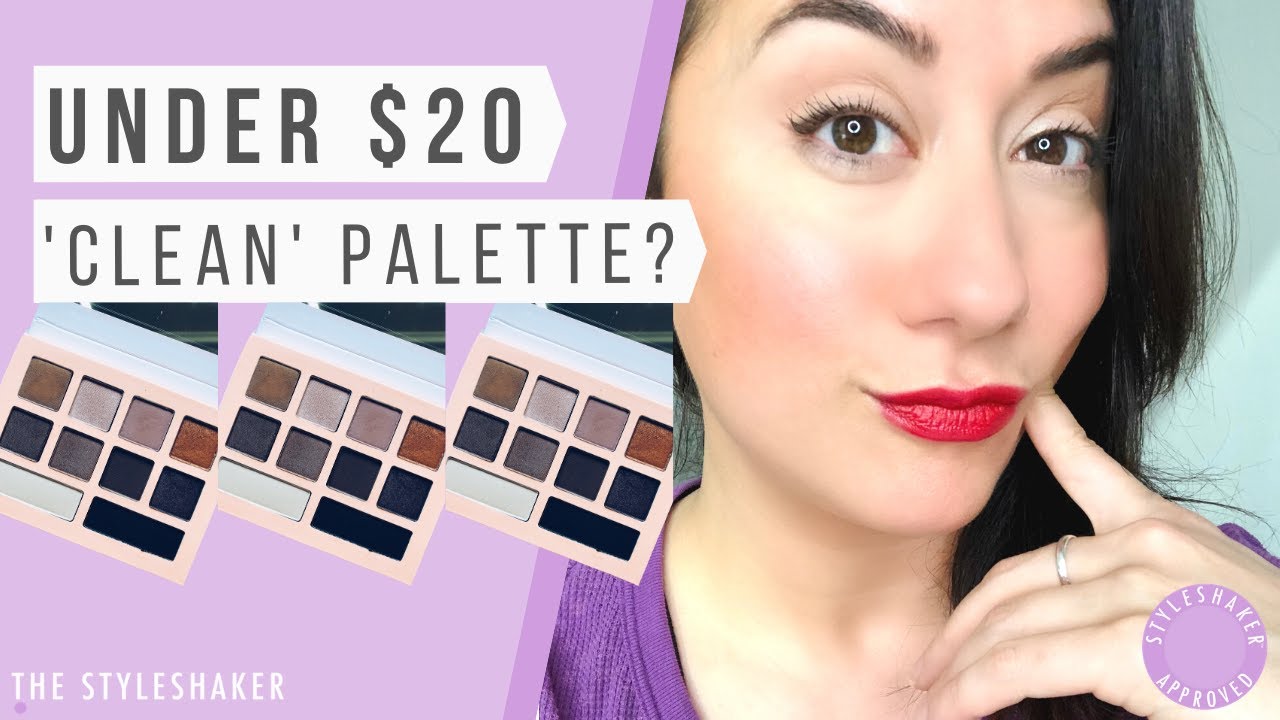 Review of the HONEST BEAUTY 'Clean' Eyeshadow PALETTE | Demo, Swatches ...