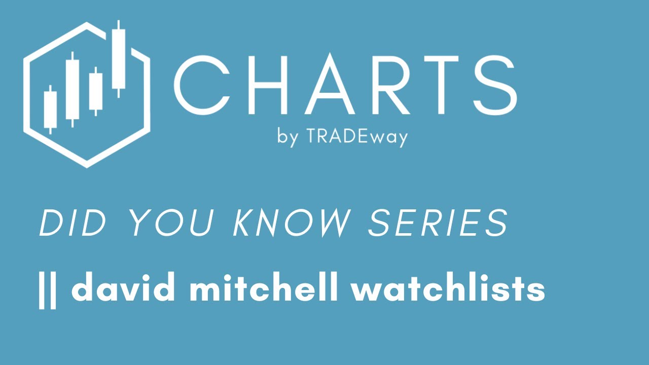 Charts by TRADEway | Did You Know Series | David Mitchell Watchlists ...