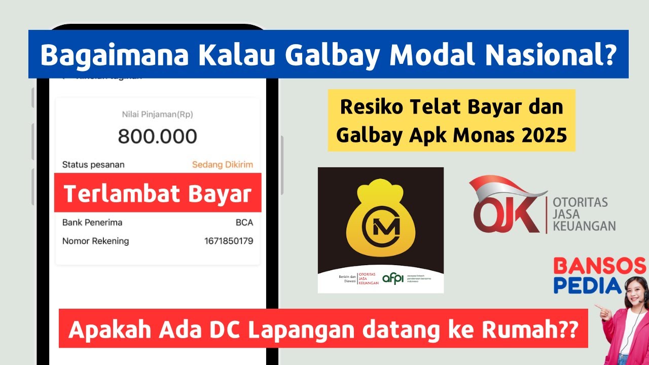 Pinjol Modal Nasional Ada DC Lapangan atau Tidak? Ini Resiko Galbay dan ...