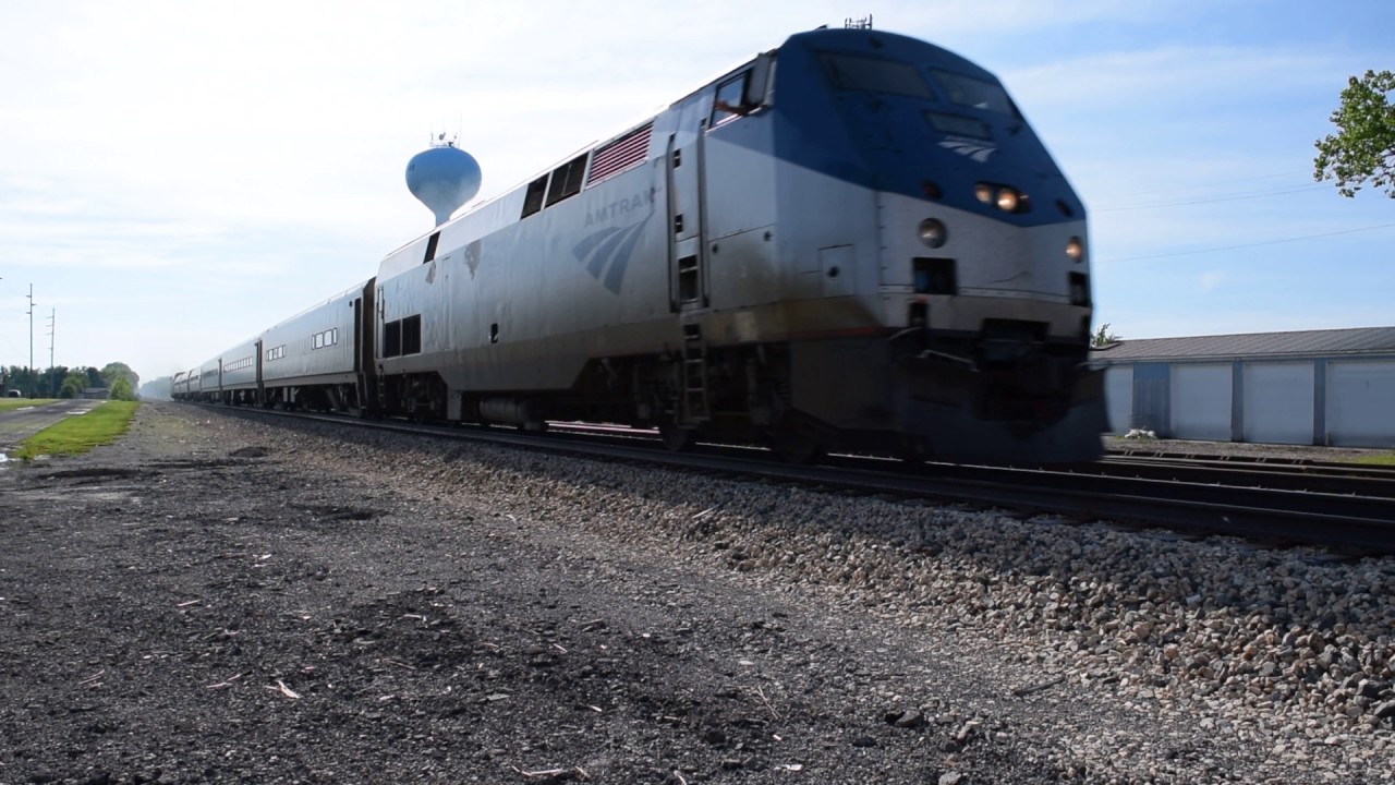 Amtrak 364 at Three Oaks, Michigan - YouTube