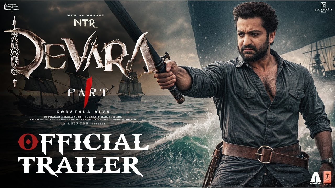 Devara Part-1 | Official Trailer - Hindi - NTR |Koratala Siva |Anirudh |5 April 2024|Concept ...