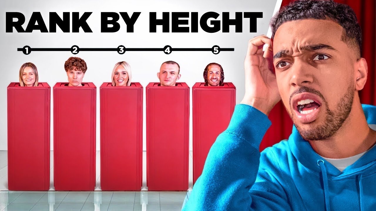 Reacting To Beta Squad Ranking Strangers From Shortest To Tallest - YouTube