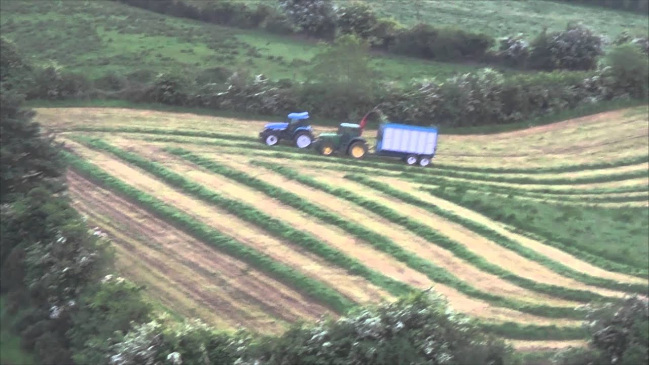 Cutting Silage First Cut Silage in Co.Cavan 2014 - YouTube