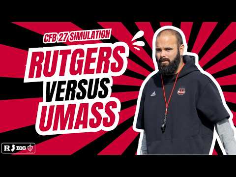 Rutgers Football versus UMass - College Football 27 Simulation